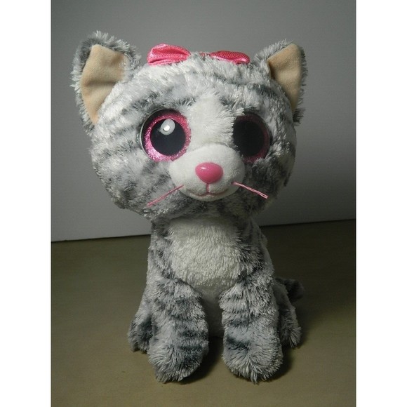 Beanie Babies | Toys | Ty Silk Beanie Boos Kiki Cat 9 Plush Stuffed ...